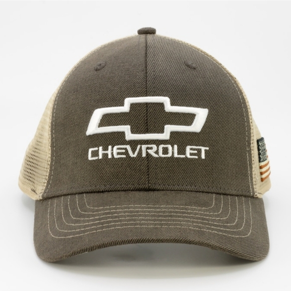 Accessories | New Chevrolet Snapback Baseball Cap Brown Khaki Iconic ...